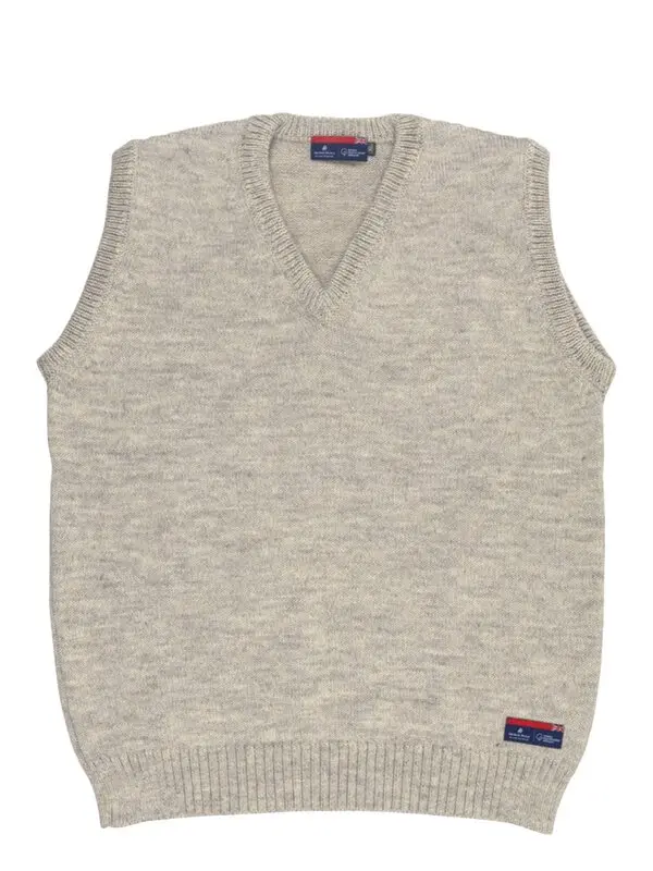 ARTHUR BEALE Maritime Sleeveless Jumper Light Welsh - Grey
