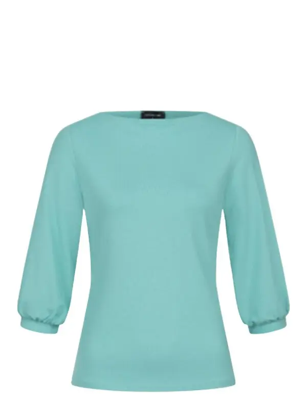 MARIANNA DÉRI Mint Boat Neckline Top - Green