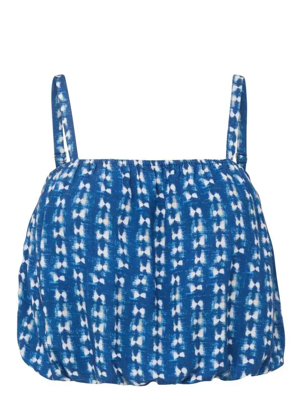 CHANGE OF SCENERY Dani Top In Denim Tides - Blue
