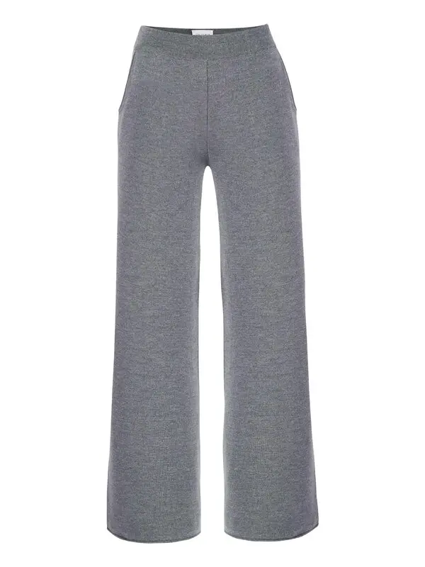 SALANIDA Bene 100% Merino Wide Pants Light - Grey