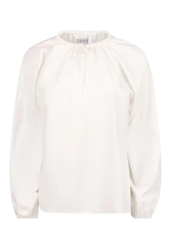 LOU&UP (FORMERLY LOUP CLOTHING) Braided Blouse - White