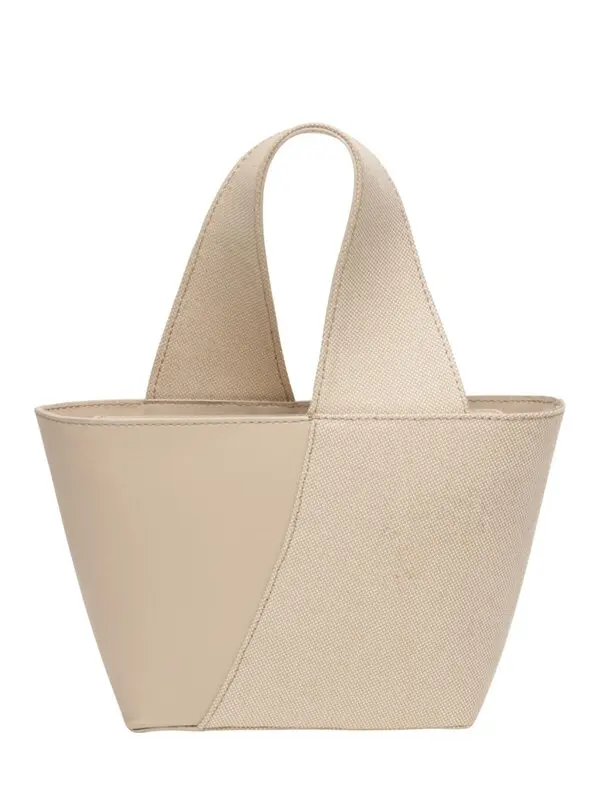 MAESE PLACE Beige Roda Tapiz Bag - White
