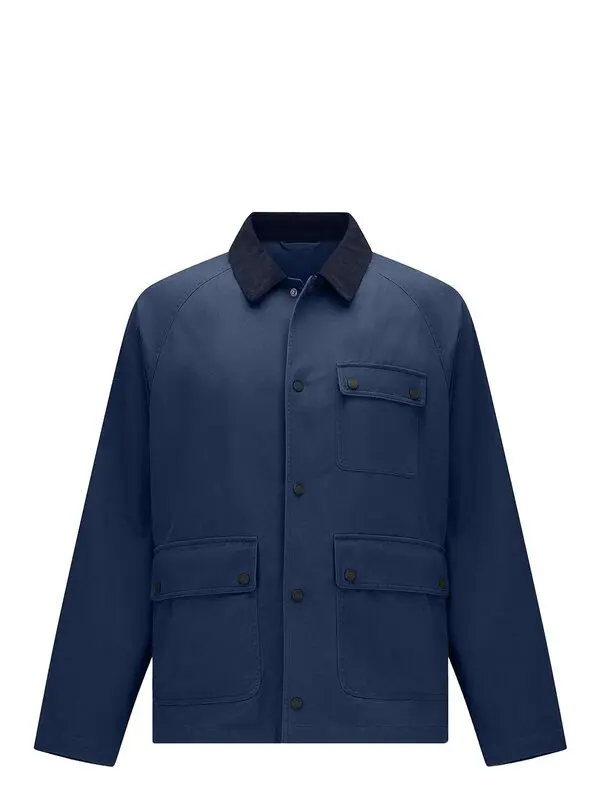 GUARDS LONDON Ernest Cotton Utility Jacket Navy - Blue