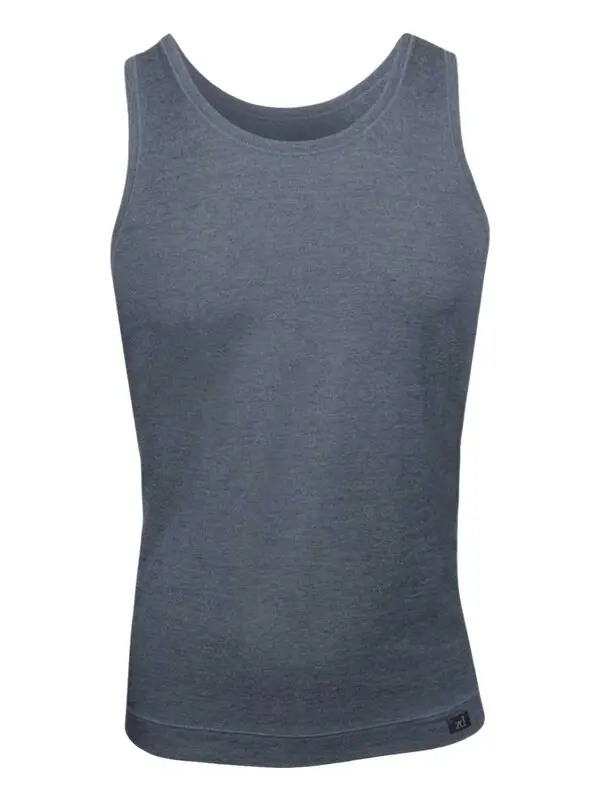 ZD ZERO DEFECTS Sport Tank Top Premium Egyptian Cotton Color Graphite - Grey