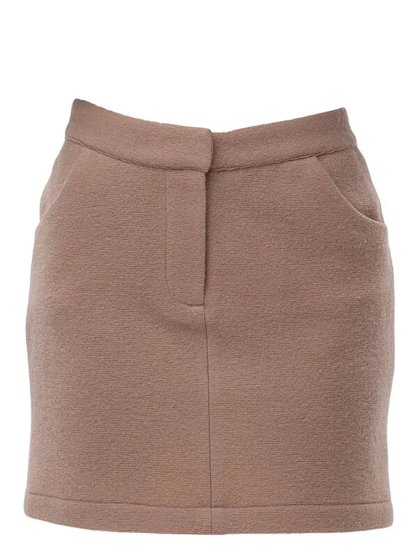 MAISON BOGOMIL Soft Mini Skirt - Brown