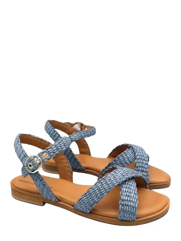 FRANCHETTI BOND Alicia Italian Raffia Denim - Blue
