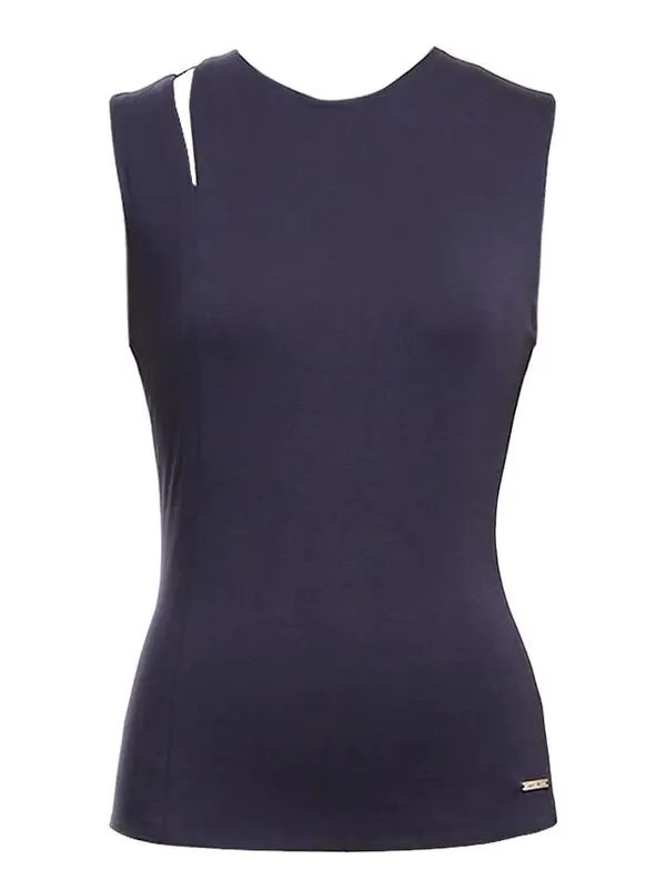 EMMA WALLACE Lisa Top Navy - Blue