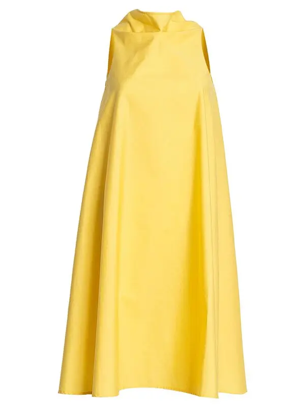 BIANCA POPP Bell Dress Short In Cotton - Yellow