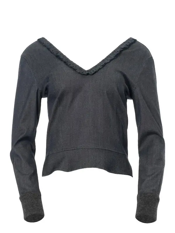 MARGOT VII Luz Blouse In Jeans - Blue