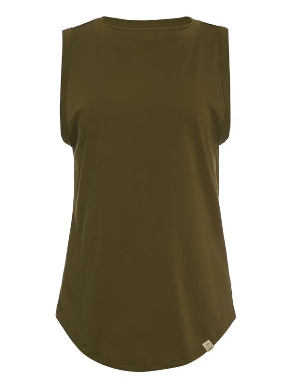 LOVETRUST Nina Muscle Tee Olive - Green