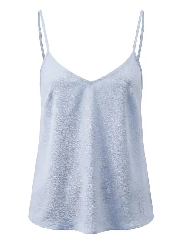 VIMISSIA Bubble Silk Camisole In Sky - Blue
