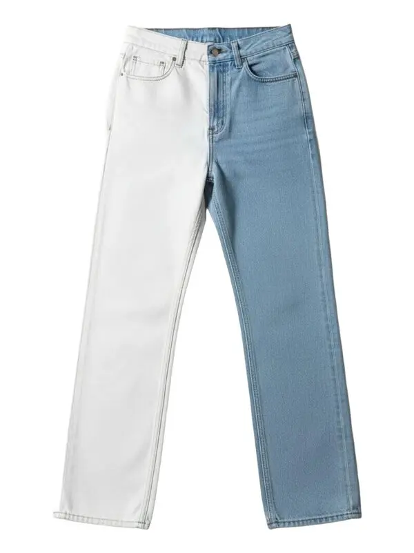 DR. DENIM Echo High Straight Rindle Two Tone - Blue
