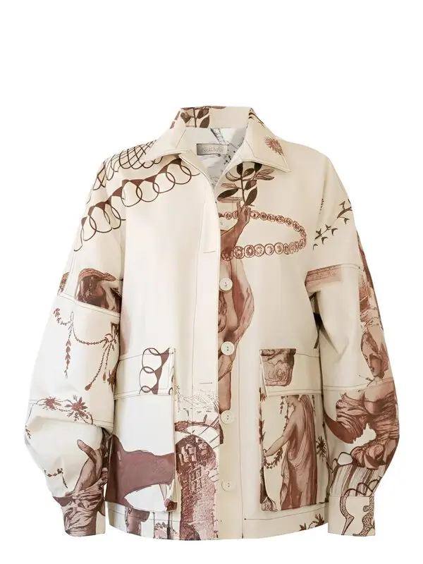 RAXADA Magia Printed Jacket - Red