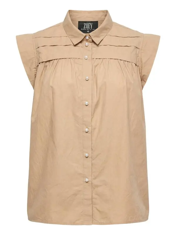 ZOEY Neutrals Myla Top - Beige