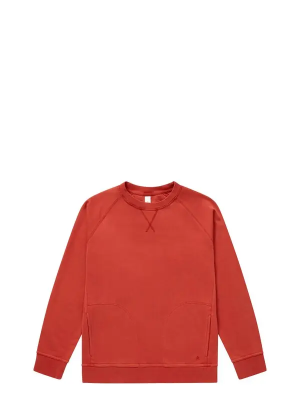 KNOWN SUPPLY Pocket Crewneck Sweatshirt - Red