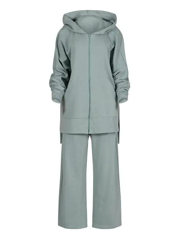 CLOTHES BY LOCKER ROOM Sage Matching Lounge Set - Green