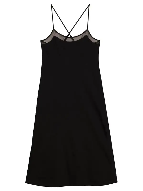 MARIANNE BY MARIE JORDANE Goldie Dress – Midi Flowy Jersey Dress - Black