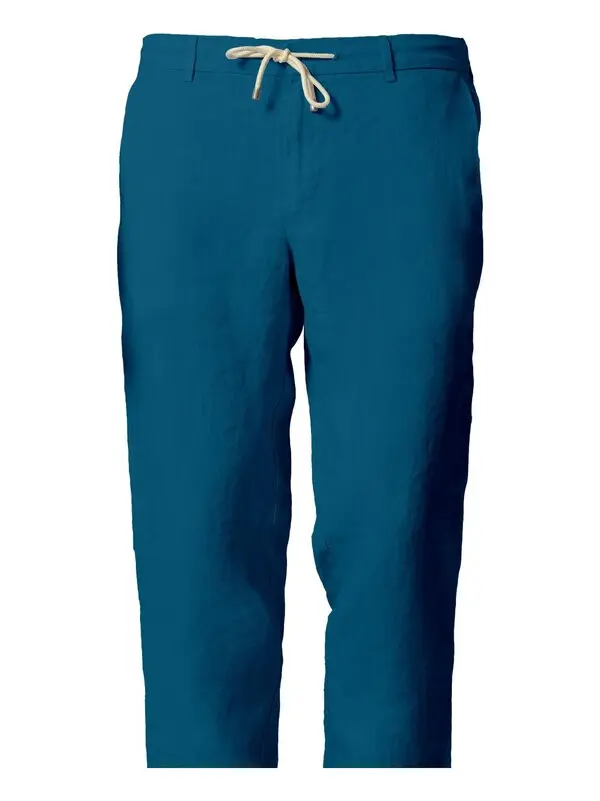 Jacques Zolty Nicolas Linen Trousers Royal - Blue