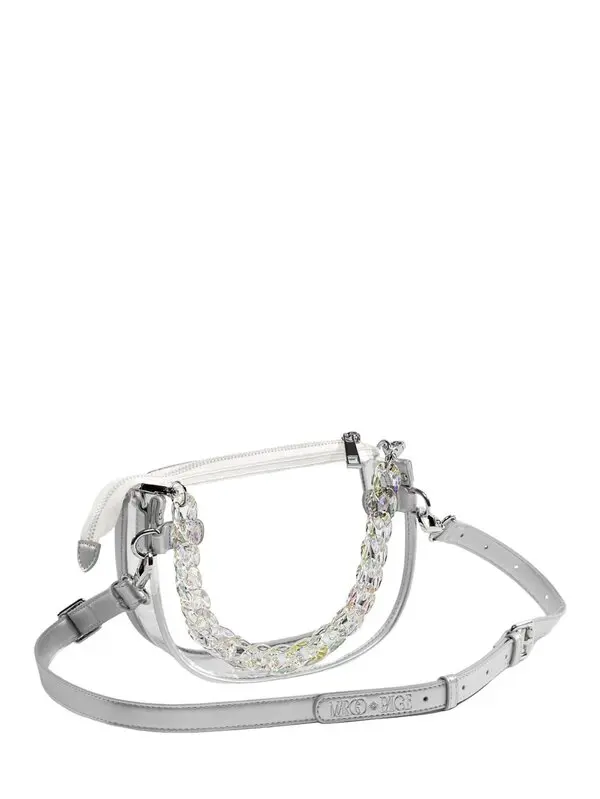 MARGO PAIGE Clear Belt Bag - Silver