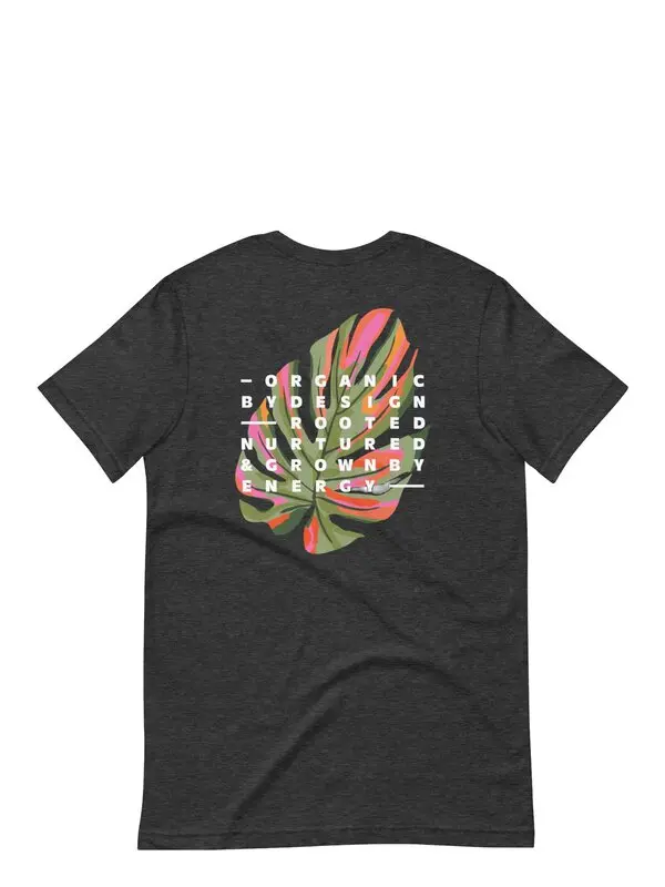 ANCHOR & CREW Heather Organic Design Passenger Organic Cotton T-shirt - Black