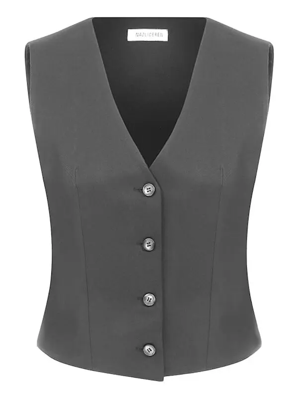 NAZLI CEREN Brita Vest - Grey