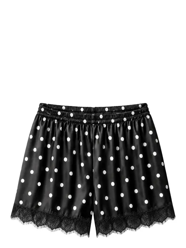 NOBLESSE OBLIGE Luna Shorts Polka Dot - Black