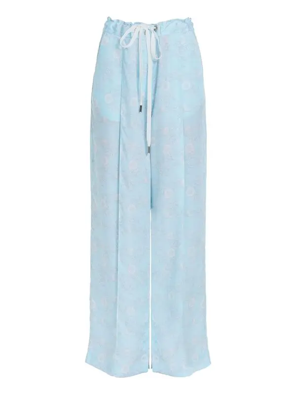 MONOSUIT Cozy Loose Fit Wide-leg Pants - Blue