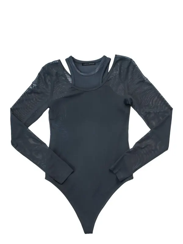 CIRCULAR PATH Betty Bodysuit Tall - Black