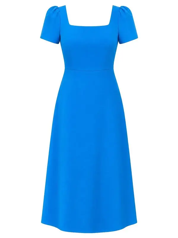 GIRL IN MIND Valentina Midi Dress - Blue