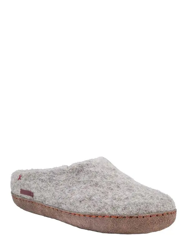 BETTERFELT Classic Slipper With Suede Sole - Grey