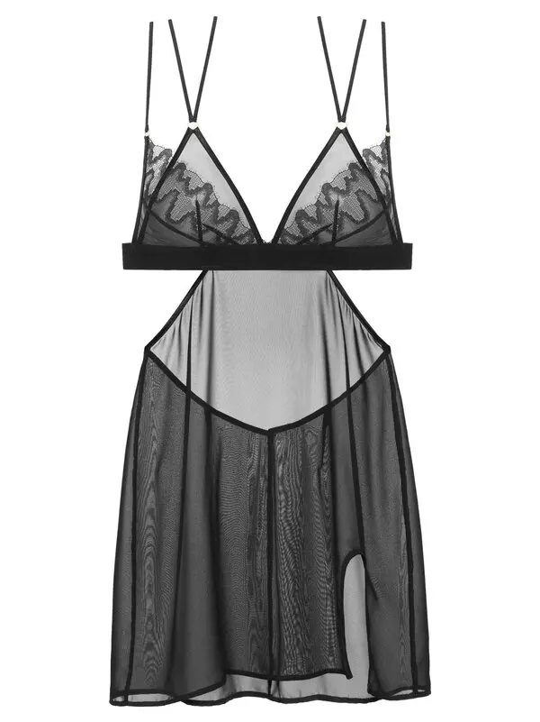 GOD SAVE QUEENS Stardust Mini Dress - Black