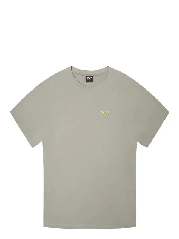 BDXY STUDIO The Block T-shirt Pebble - Grey