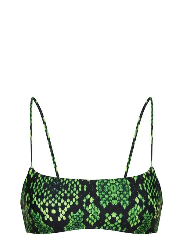 SUNKISSED Green / Black Le Sporty Top Black Mamba - Green/black