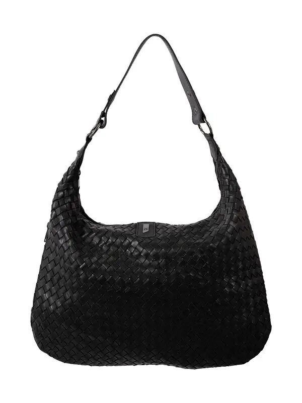 Mauritius Leather Tote Bag June - Black