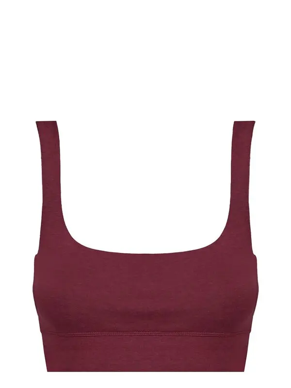 THE KOOZY Victoria Bralette In Burgundy - Red