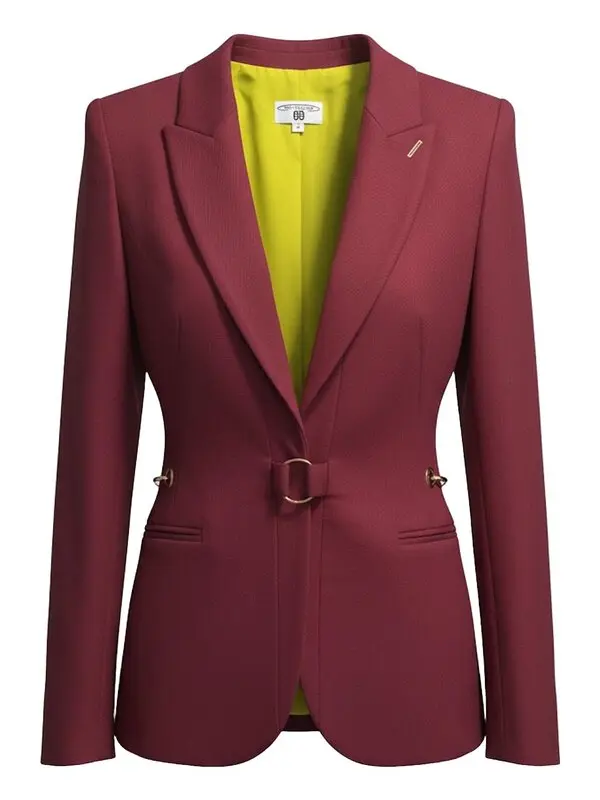 MAISON VANDOORNE The Saskya Blazer Burgundy - Red