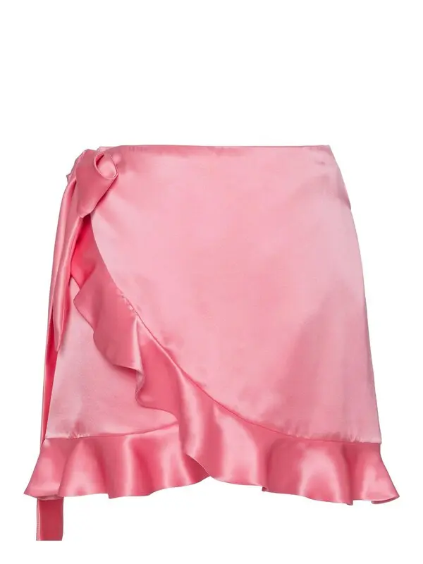 ANSE VICTORIN Lisa Silk Skirt - Pink