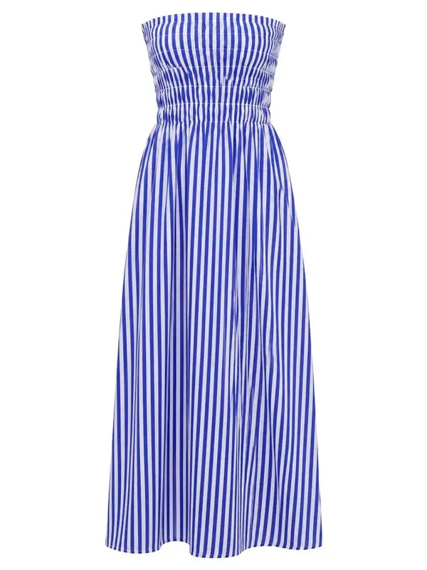 Mind Traveler Emily And Pink Striped Dress - Blue