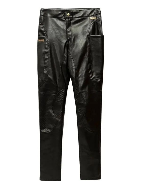 PALOMA LIRA Plastic Moto Pants - Black