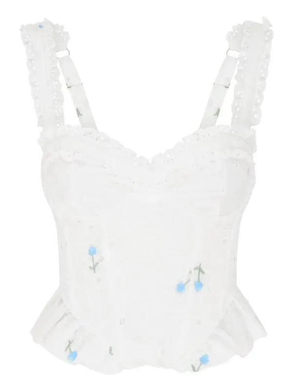 WILD LOVERS LONDON Pauline Corset - White