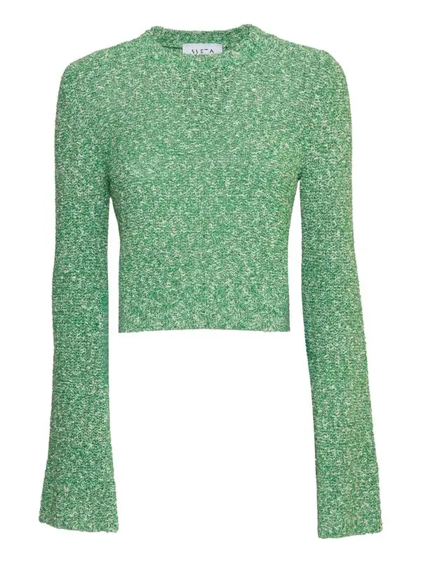 SVETA MILANO Cork Cotton Jumper - Green