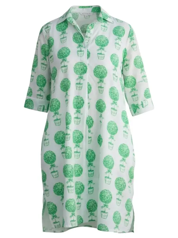 MARY MARSHMALLOW Delray Dress Topiary - Green