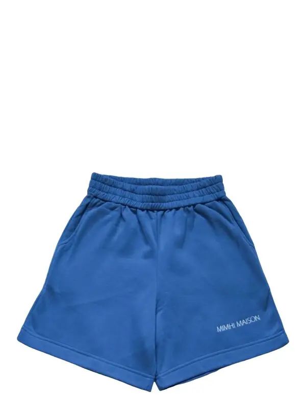 MIMHÍ MAISON Organic Cotton Shorts - Blue
