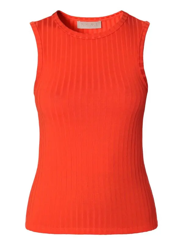 AGGI BY HALEWSKI Iga Sun Elastic Tank Top - Orange
