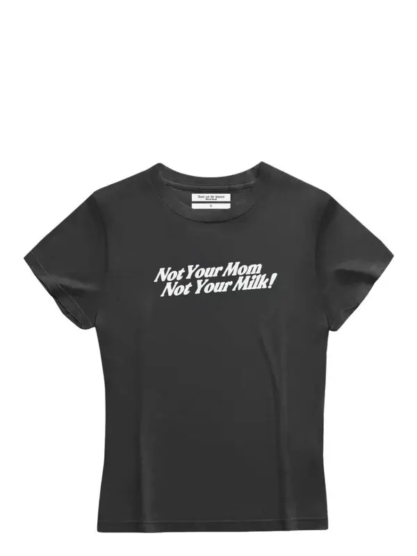 DONT EAT THE HOMIES Not Your Milk Baby Tee - Black