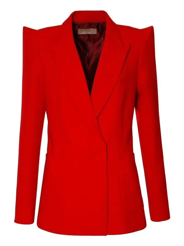AGGI BY HALEWSKI Samantha True Blazer - Red