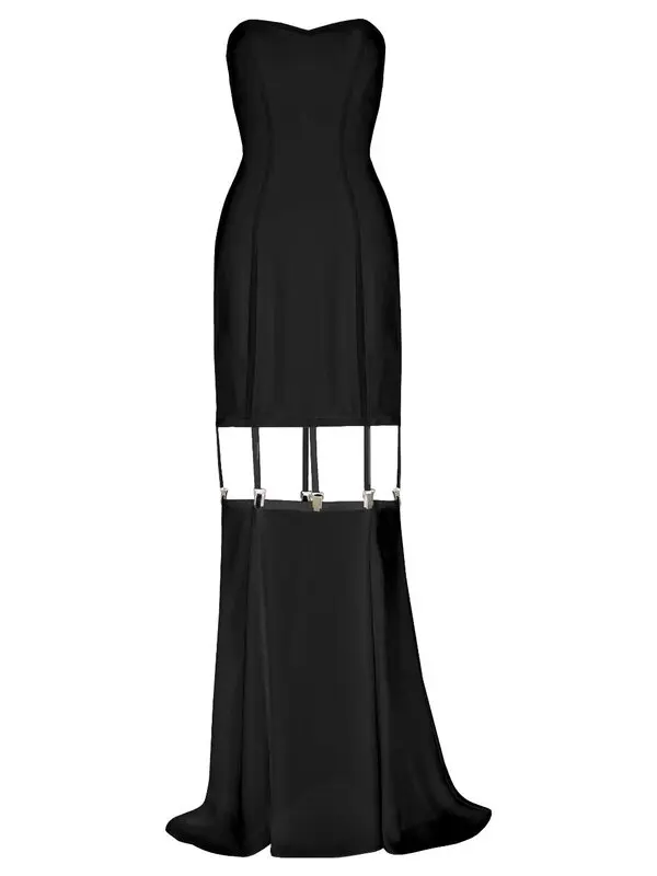 VESTIAIRE D'UN OISEAU LIBRE Suspender Dress - Black
