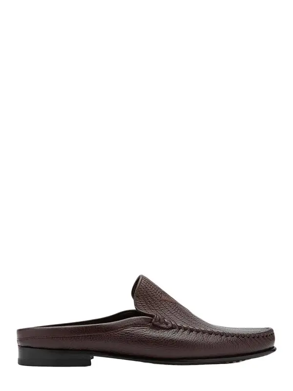 ILVI Reg Floater Leather Slipper - Brown