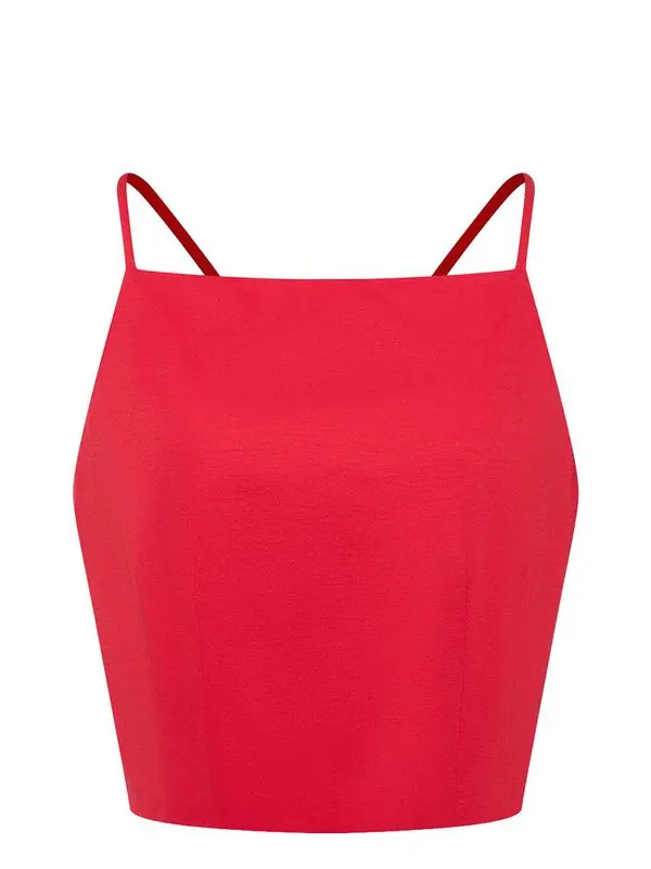 EMMA WALLACE Kit Top - Red