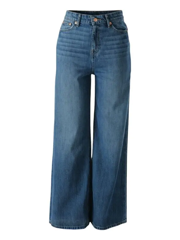 HER & GLORY Rosie Wide Leg In Empire Indigo - Blue